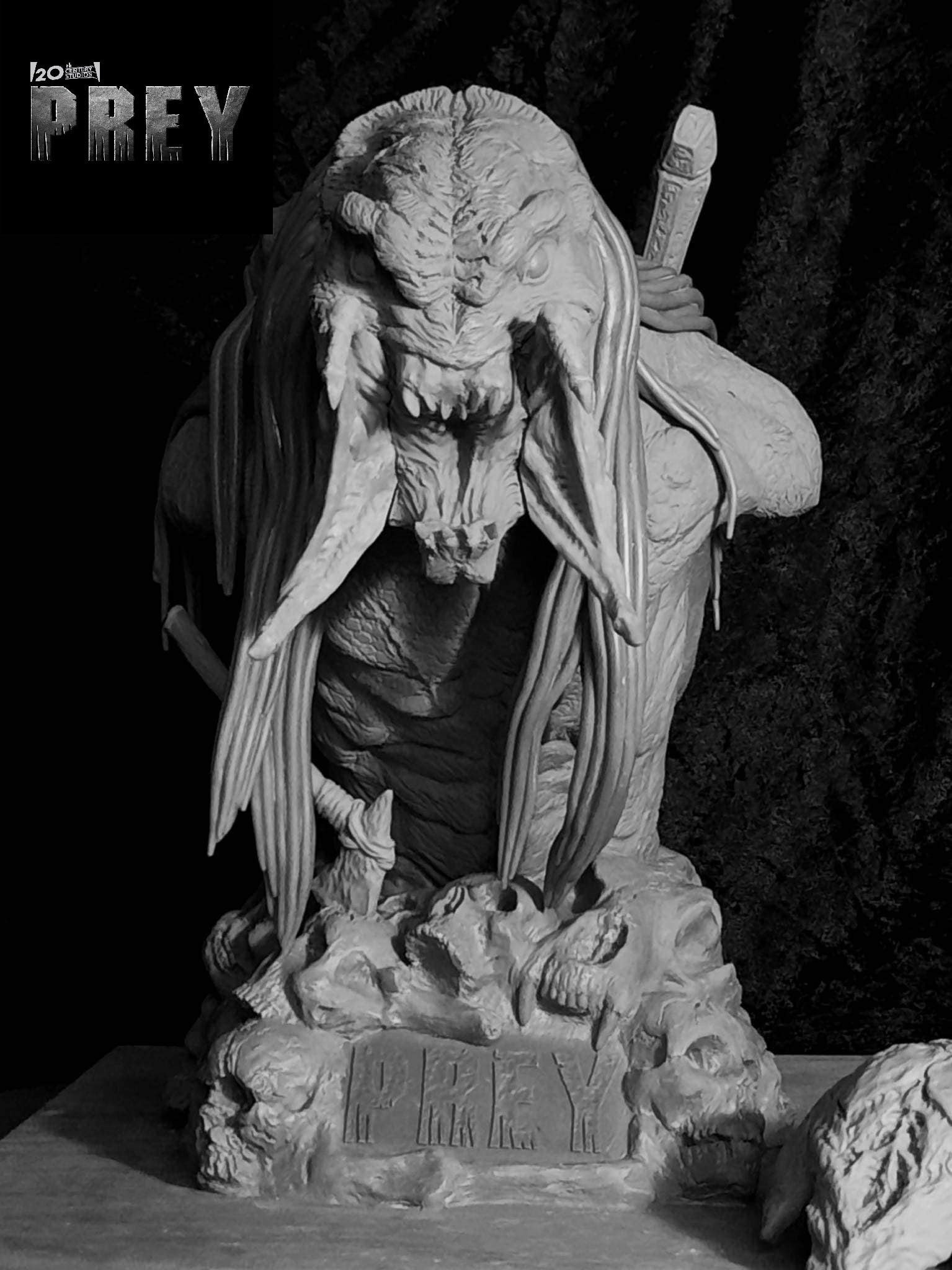 NEW Special Movie Edition 'PREY' Feral Predator Resin Model Bust Kit ...