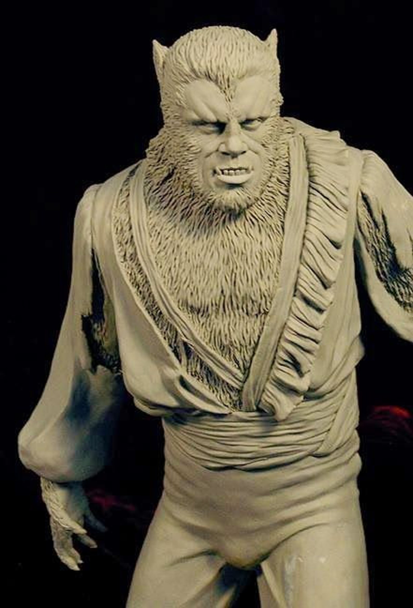 Big 1/4 Scale Classic 'curse of the Werewolf' Horror Resin Model Kit - Etsy