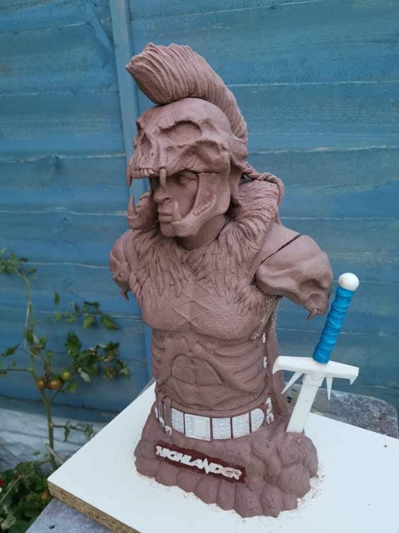 Special Edition 'KURGAN' From Highlander Movie 1/3 Big Scale Resin Bust ...