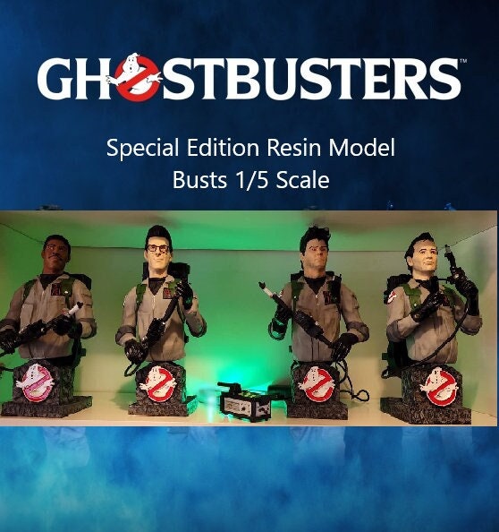GHOSTBUSTERS Special Edition 1/4 Scale Resin Busts 'complete Set' - Etsy