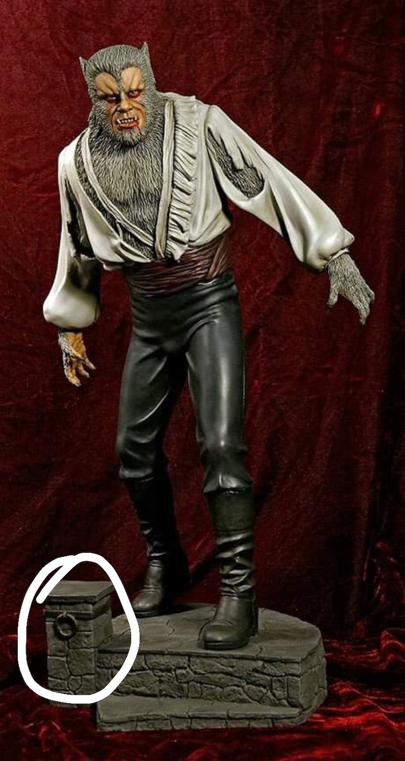 Big 1/4 Scale Classic 'curse of the Werewolf' Horror Resin Model Kit - Etsy