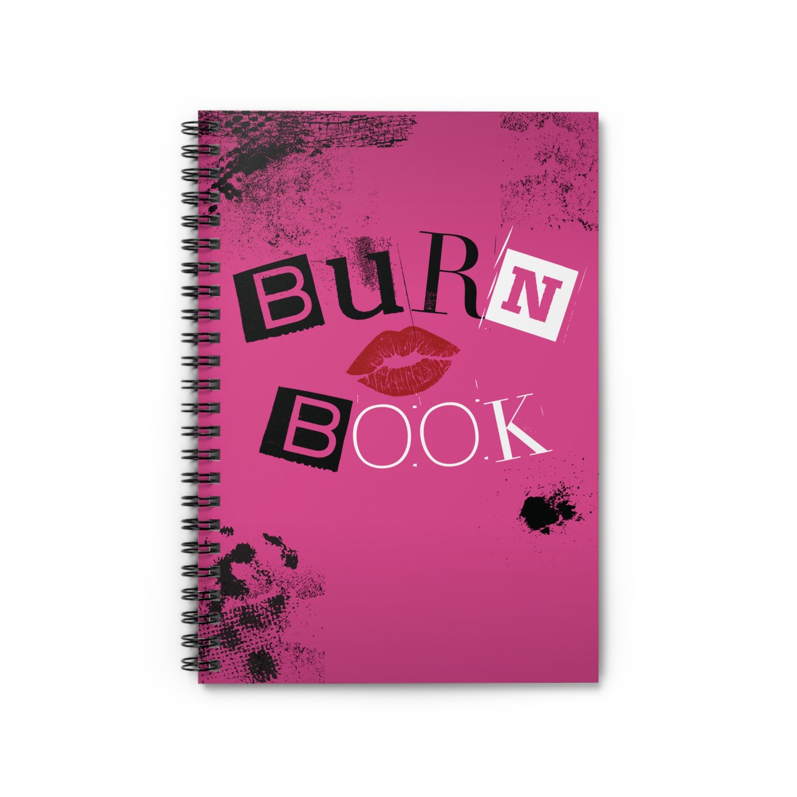 Mean Girls Burn Book Spiral Notebook Ruled Line 118 Page Sketchbook ...