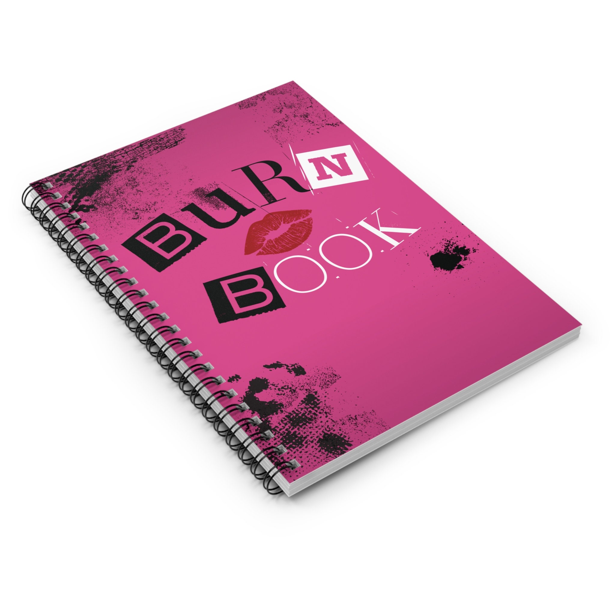 Mean Girls Burn Book Spiral Notebook Ruled Line 118 Page Sketchbook ...
