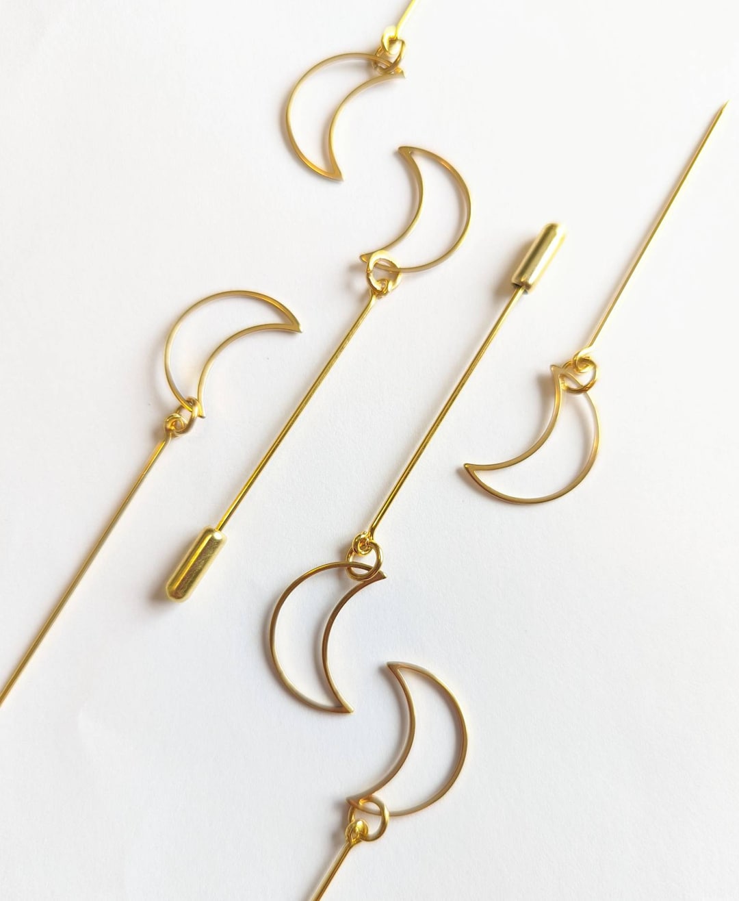 Crescent Moon Pin. Minimalist Jewelry. Handmade in Canada - Etsy