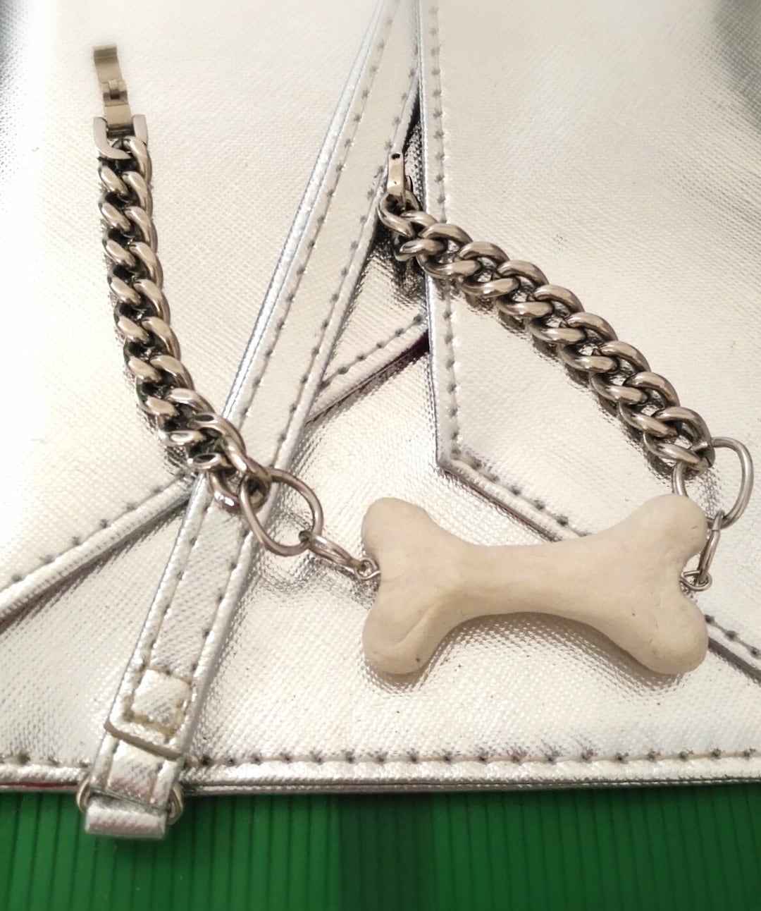 Bone Bracelet/ Femur Bone Pendant/ Anatomy Jewelry/ Mens Bracelet/ Boho ...