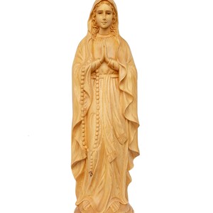 16" to 39" Set of Our Mother and St Joseph the Worker Wooden Statue - Etsy