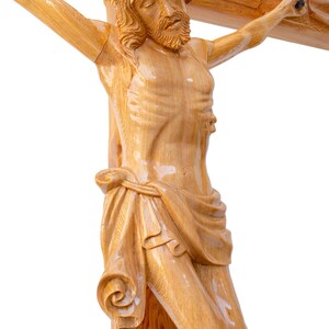 Large Carved Wooden Crucifix (27"-67") - Catholic Home Altar - Etsy