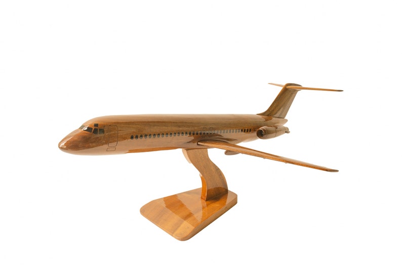 Mcdonnell Douglas DC-9 Aircraft Wooden Model Make of - Etsy