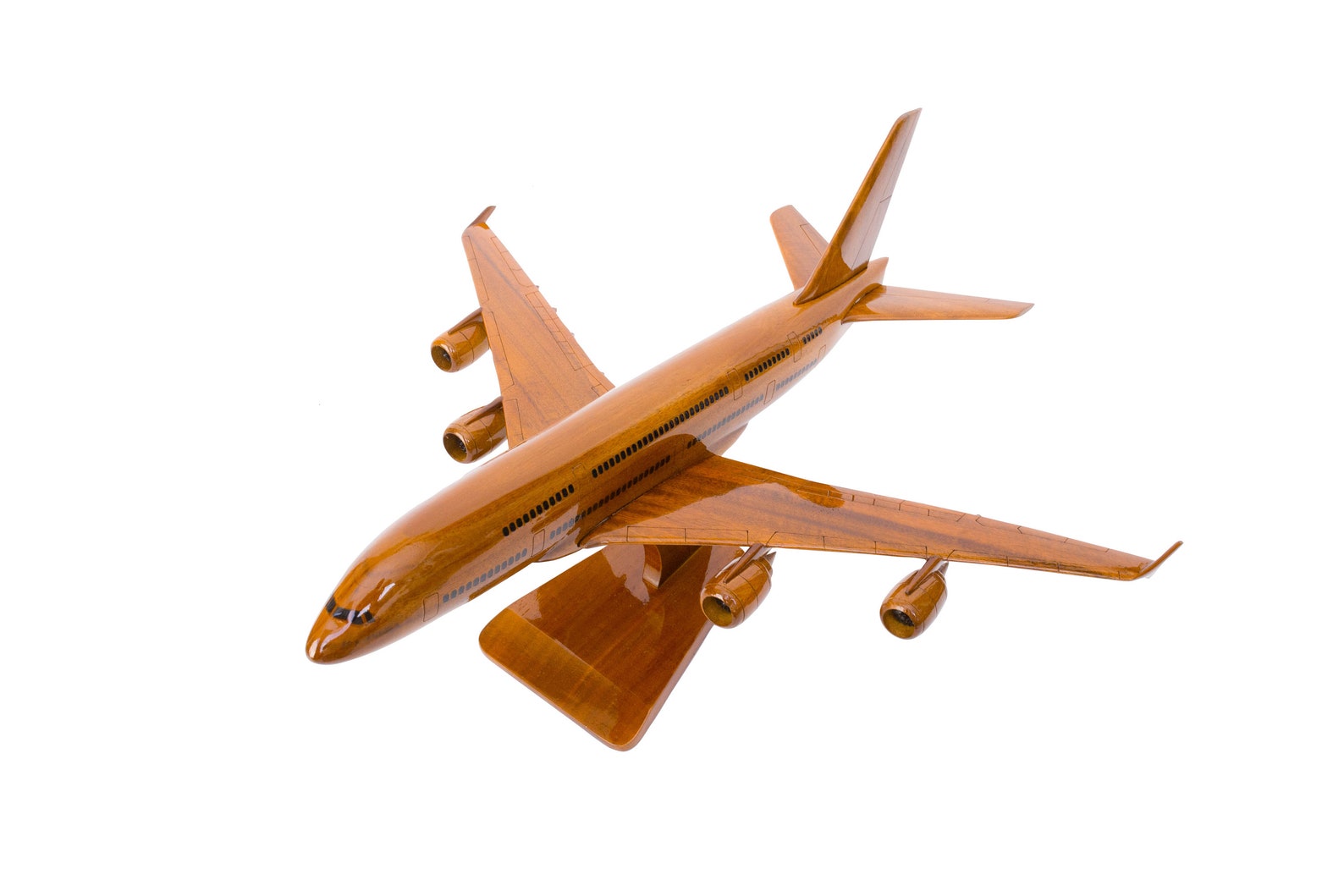 Airbus A380 Aircraft Wooden Model Made of Melaleuca Wood - Etsy