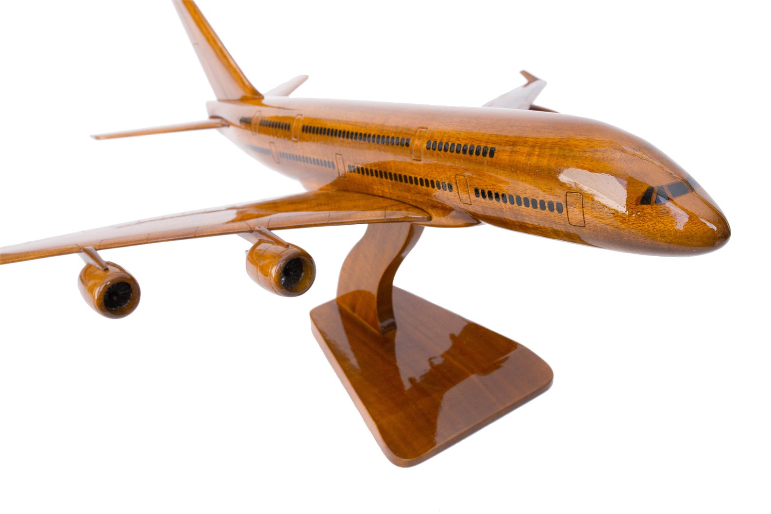 Airbus A380 Aircraft Wooden Model Made of Melaleuca Wood - Etsy