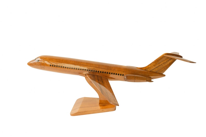 Mcdonnell Douglas DC-9 Aircraft Wooden Model Make of - Etsy