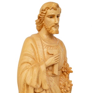16" to 39" Set of Our Mother and St Joseph the Worker Wooden Statue - Etsy