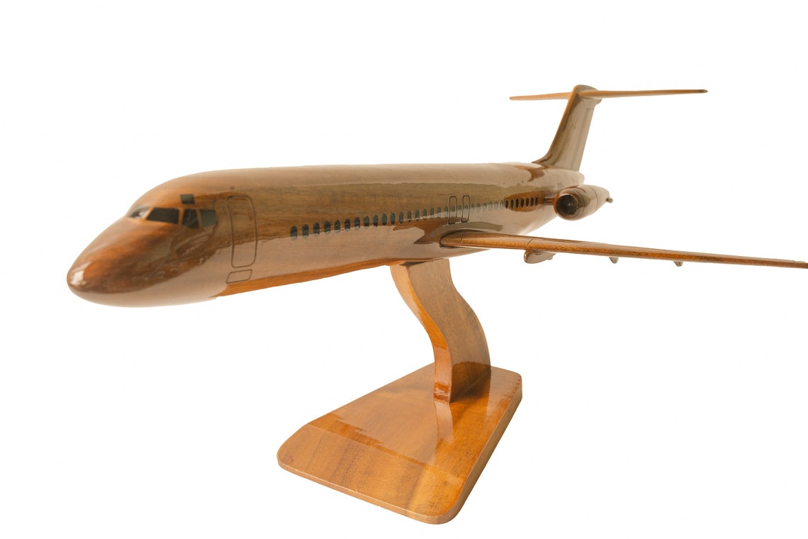 Mcdonnell Douglas DC-9 Aircraft Wooden Model Make of - Etsy