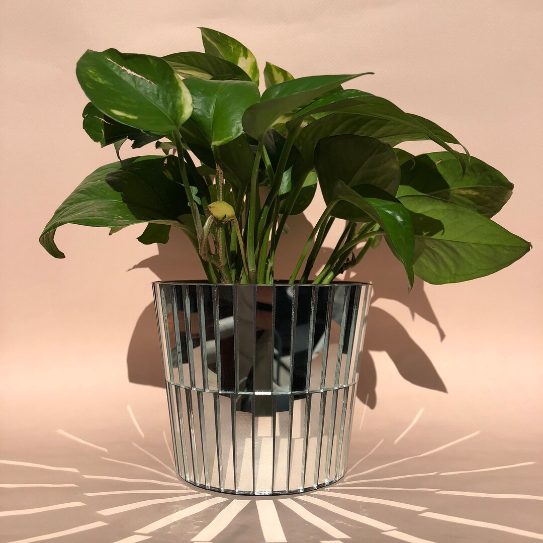Mirror Mosaic Planter - Etsy