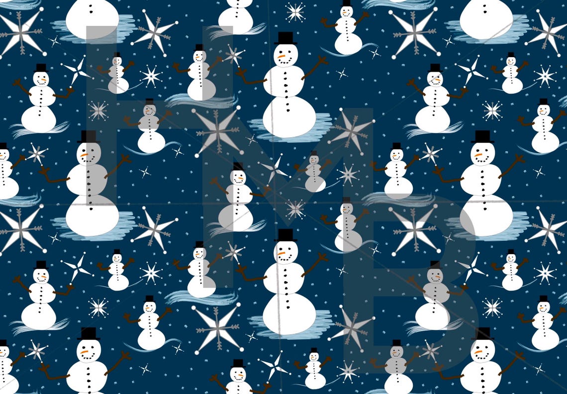 Winter Wonderland Digital Paper and Backgrounds - Etsy
