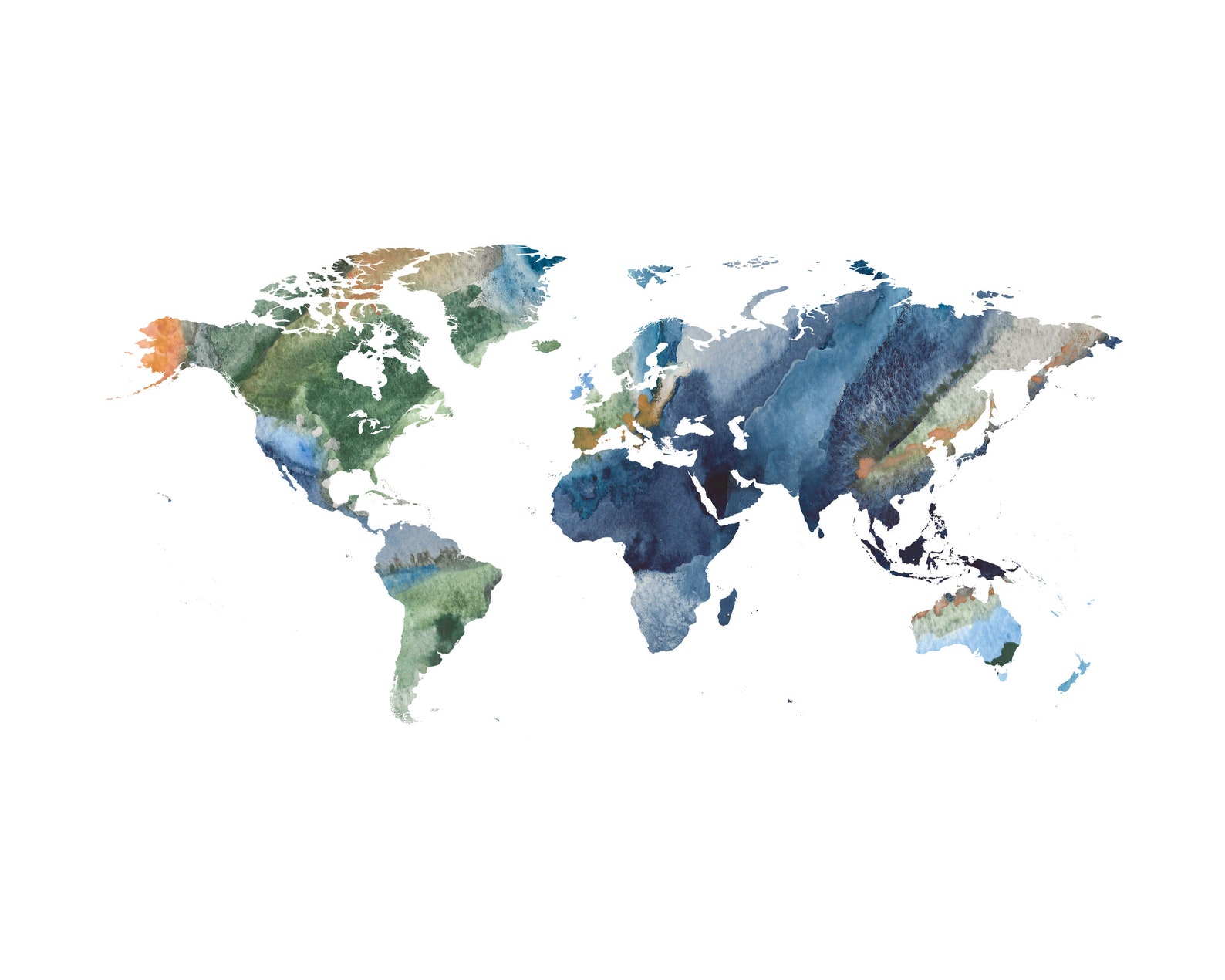 World Map Print In Color Scheme Night Ride Instant Etsy World Map Print In Color Scheme Night Ride Instant Etsy