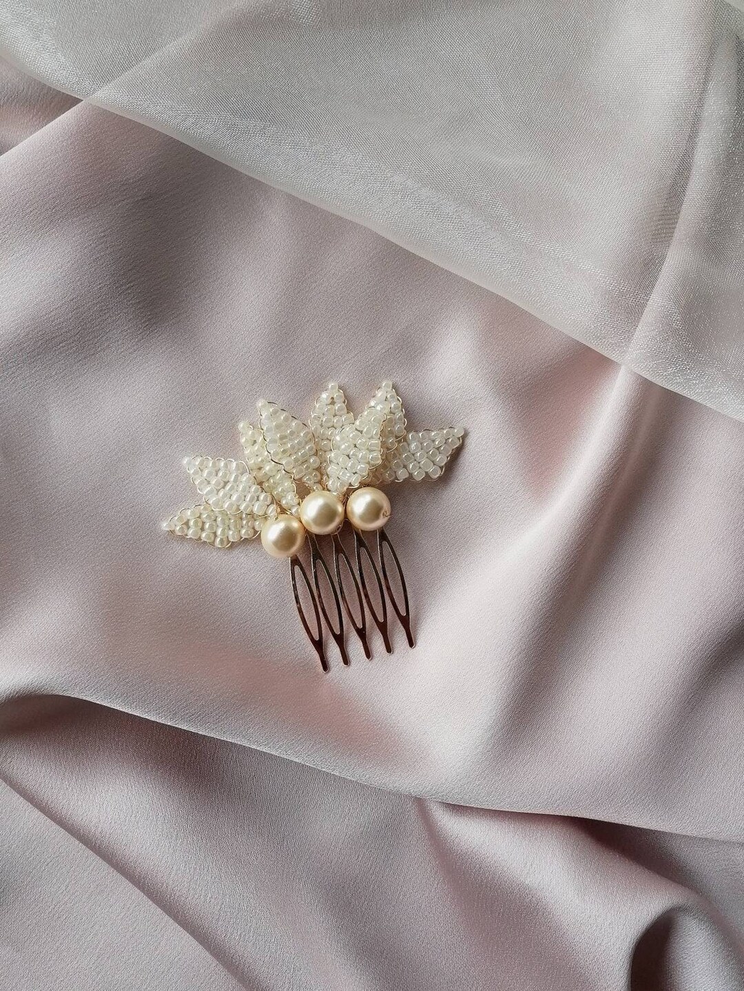 ARIEL Hair Comb, Bridal Pearl Hair Comb, Bridal Hair Accessories, Hair ...