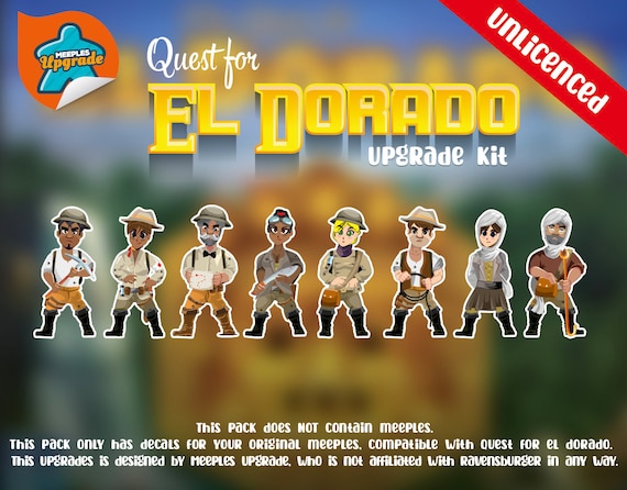 Quest for El DORADO Upgrade Kit Decals for Your Meeples - Etsy