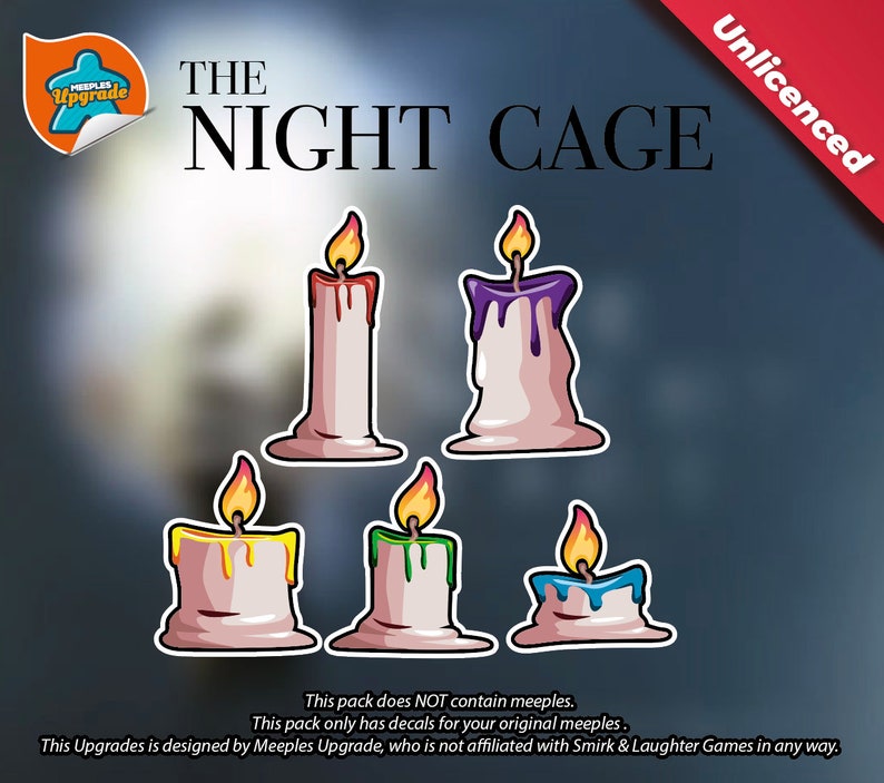 THE NIGHT CAGE Upgrade Kit Stickers • Decals Kit • Premium Materials ...