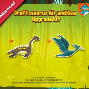 DRAFTOSAURUS Stickers + FREE Air and Sea Upgrade Kit (unofficial Product), Decals • Premium ...