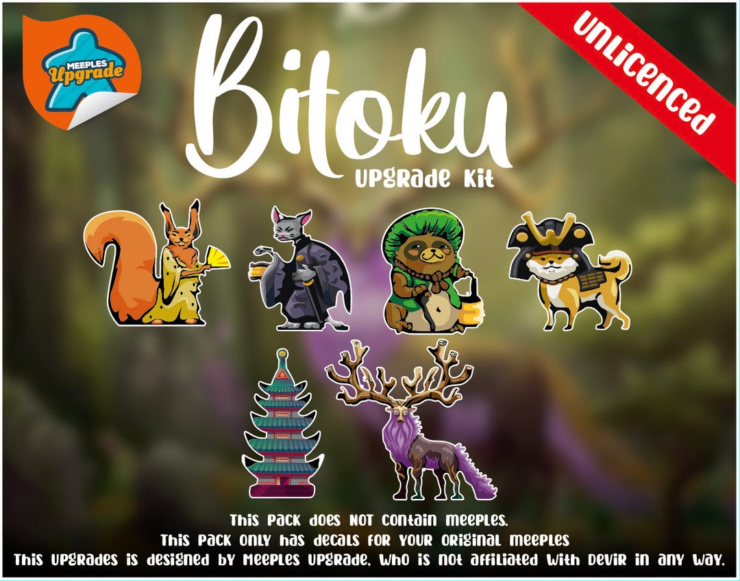 BITOKU Upgrade Kit, Decals for Your Meeples! (stickers) - Etsy
