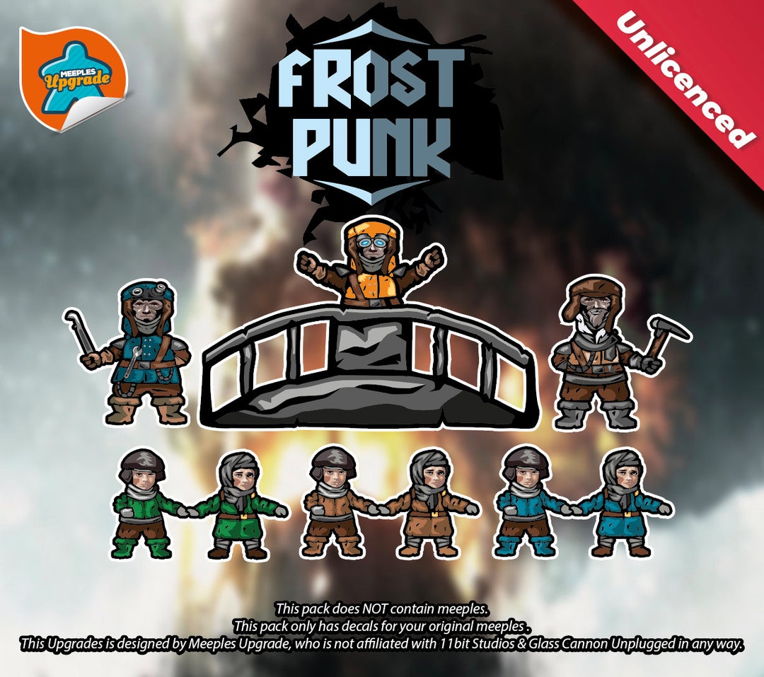 FROST PUNK Meeples Upgrade Kit Stickers • Decals Kit • Premium ...