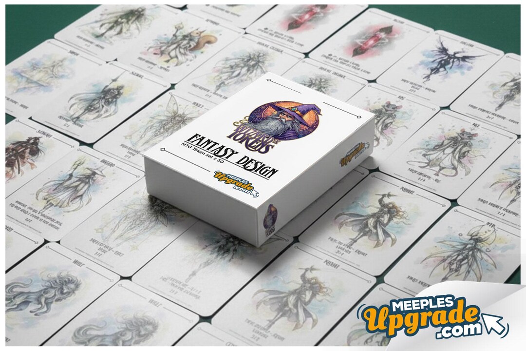 MTG Premium Token Set - FANTASY DESIGN (50 Tokens). - Etsy