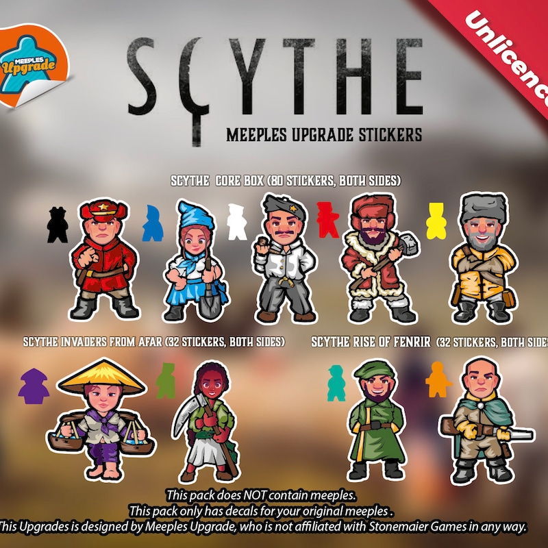 Scythe sticker - Etsy Polska
