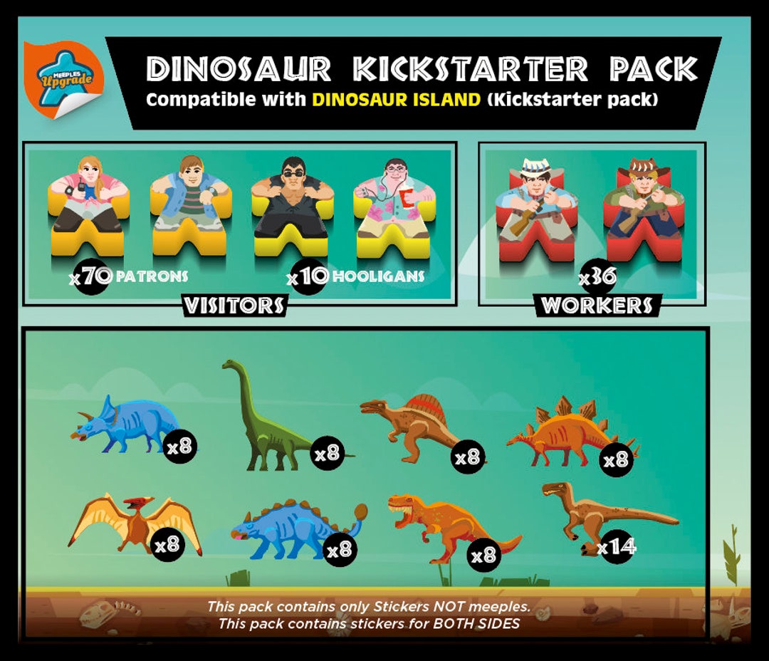 DINOSAUR Kickstarter Upgrade Kit - Compatible With DINOSAUR ISLAND ...