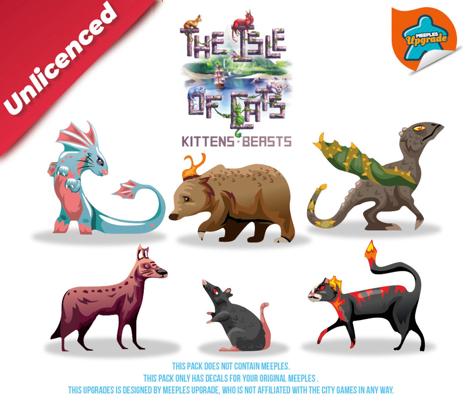 The Isle of Cats BEAST Expansion Upgrade Kit • Premium Materials! - Etsy