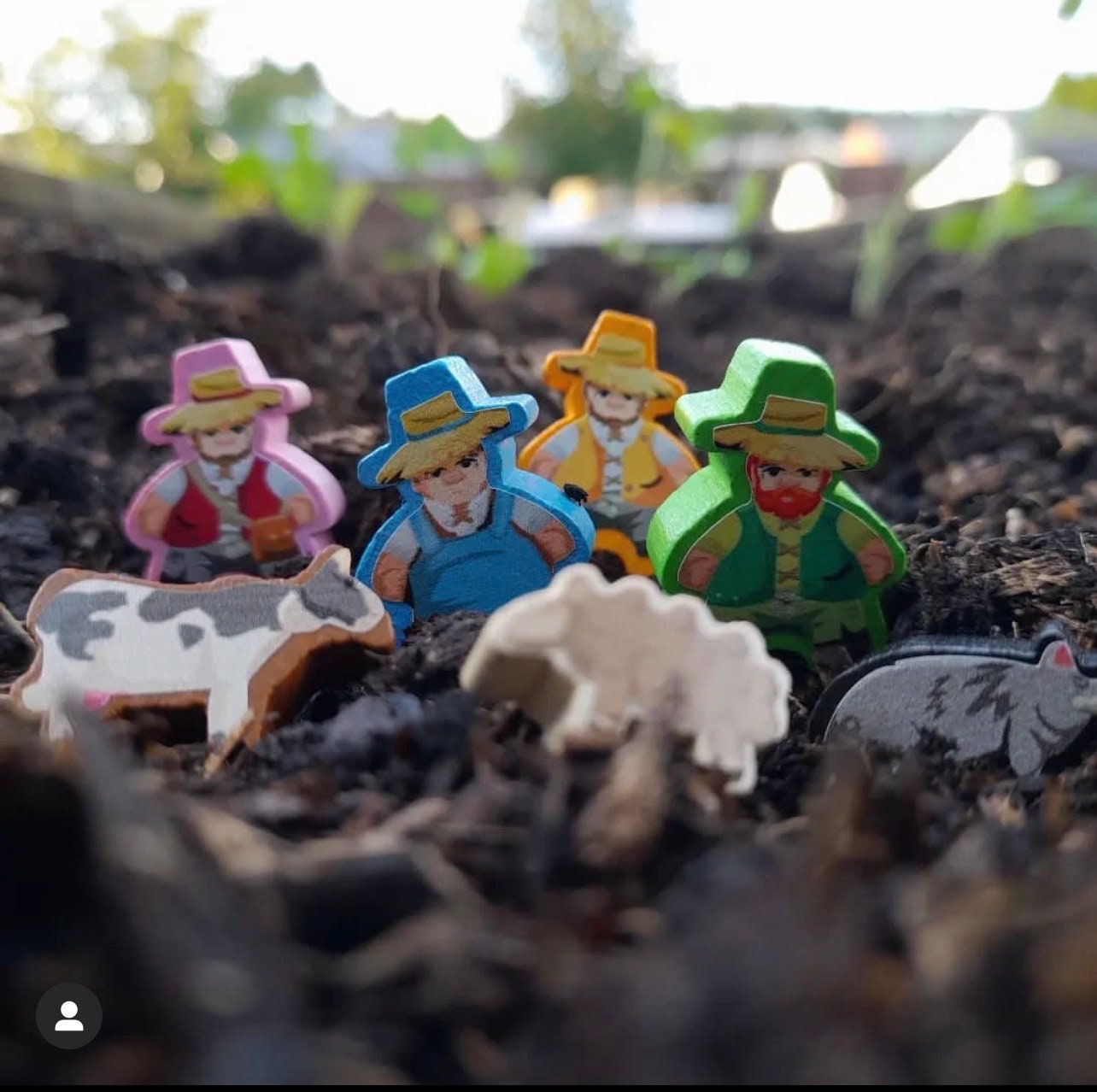 AGRICOLA Upgrade Kit Meeples Stickers Custom Die Cut - Etsy