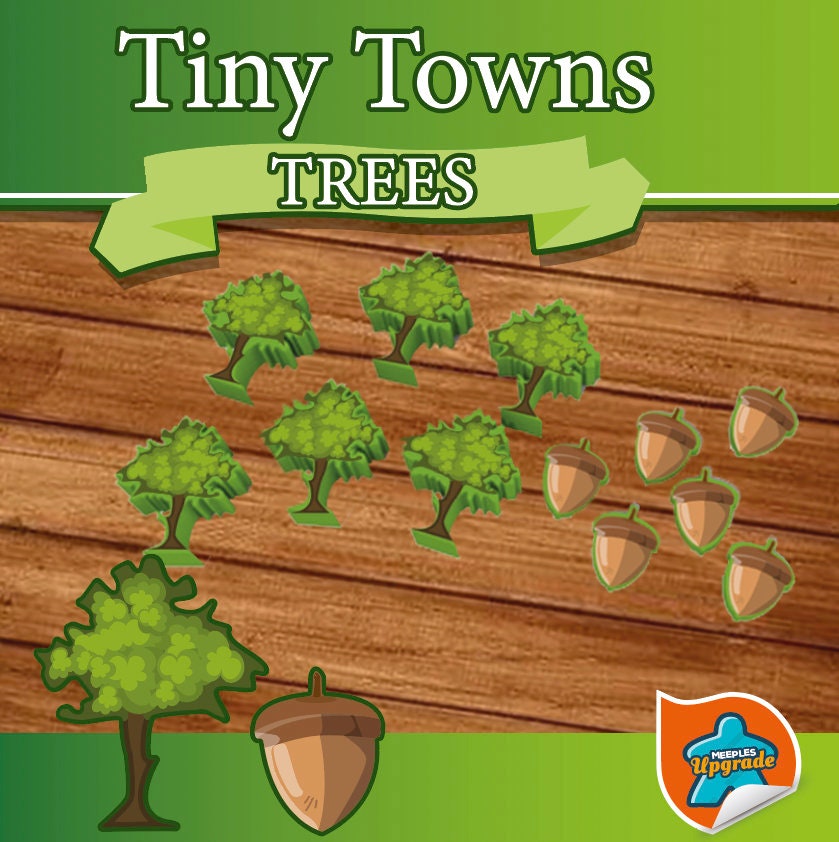Tiny Towns Villagers / Trees Decals for Meeples | Etsy