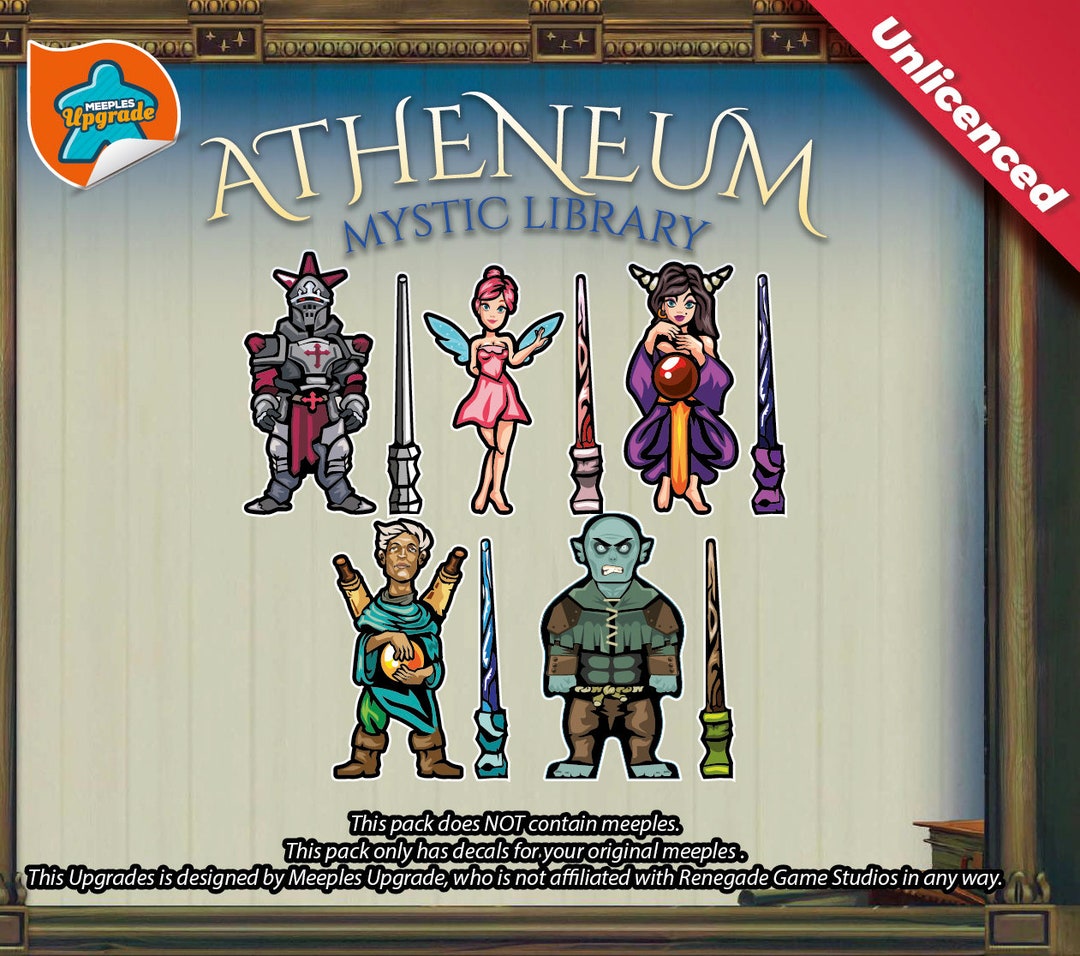 ATHENEUM MYSTIC LIBRARY Upgrade Kit Stickers • Decals Kit • Premium ...