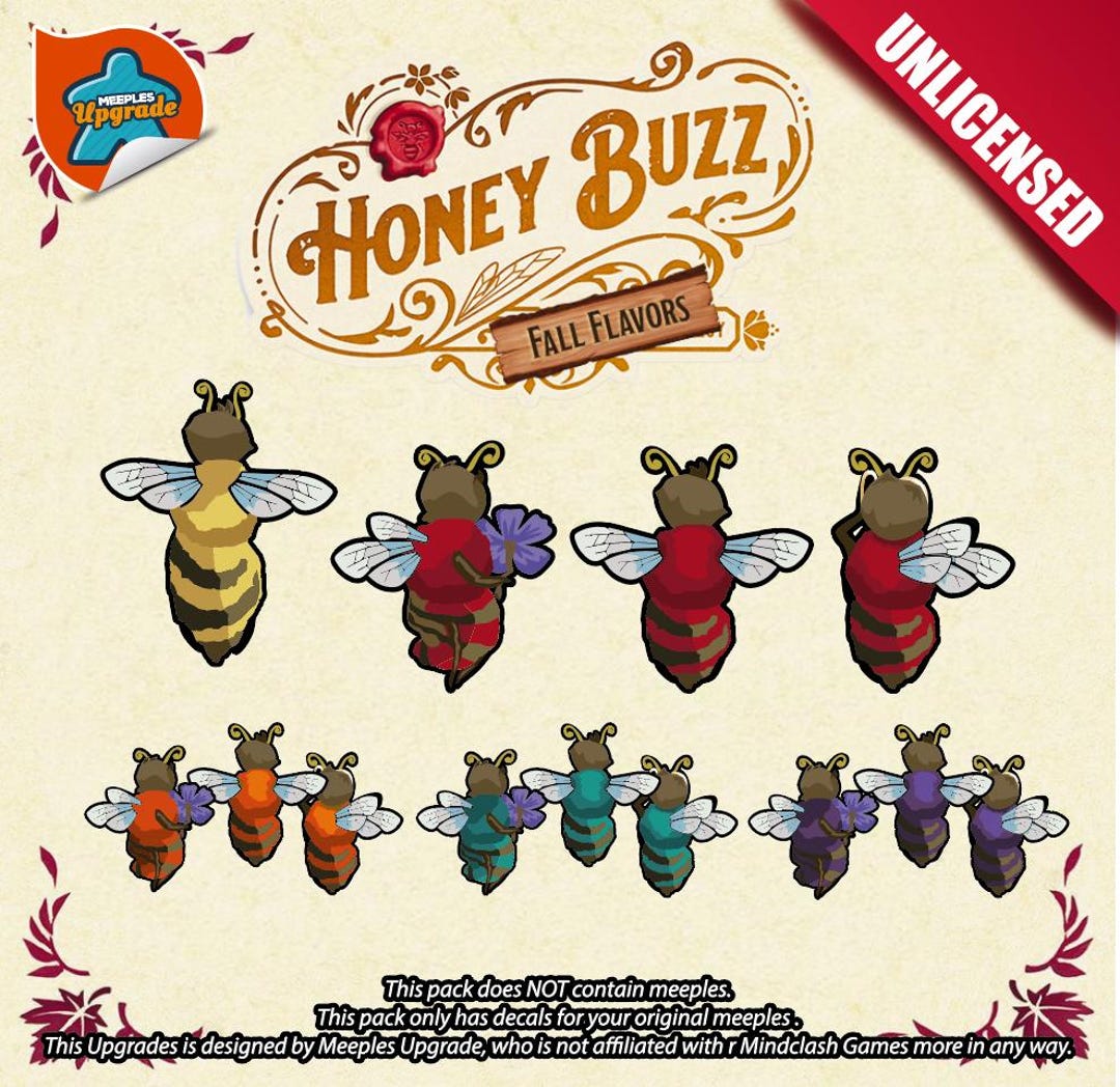 HONEY BUZZ Fall Flavors Meeples Upgrade Kit Stickers • Decals Kit ...