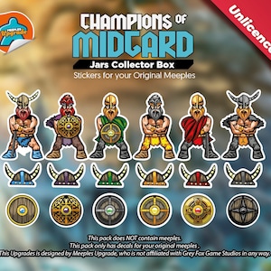 CHAMPIONS of MIDGARD Jarls Collector Box Upgrade Kit, Decals for Your ...
