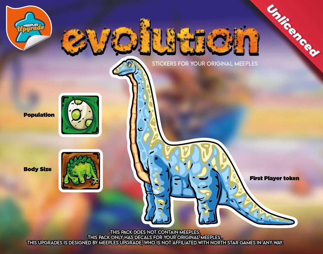EVOLUTION Upgrade Kit - Decals for Your Meeples - Etsy
