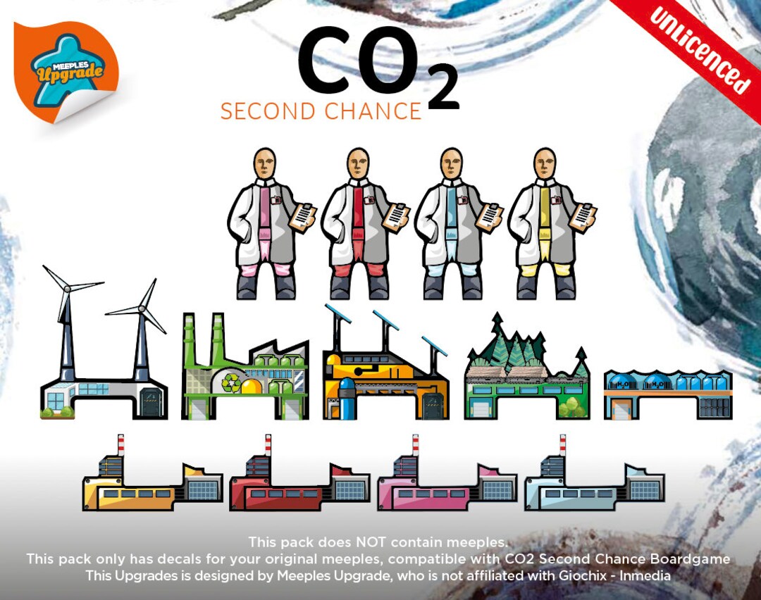 CO2 SECOND CHANCE Upgrade Kit Stickers • Decals Kit • Premium Materials ...