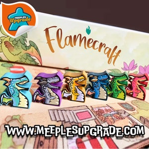 FLAMECRAFT Meeples Upgrade Kit Stickers • Decals Kit • Premium ...