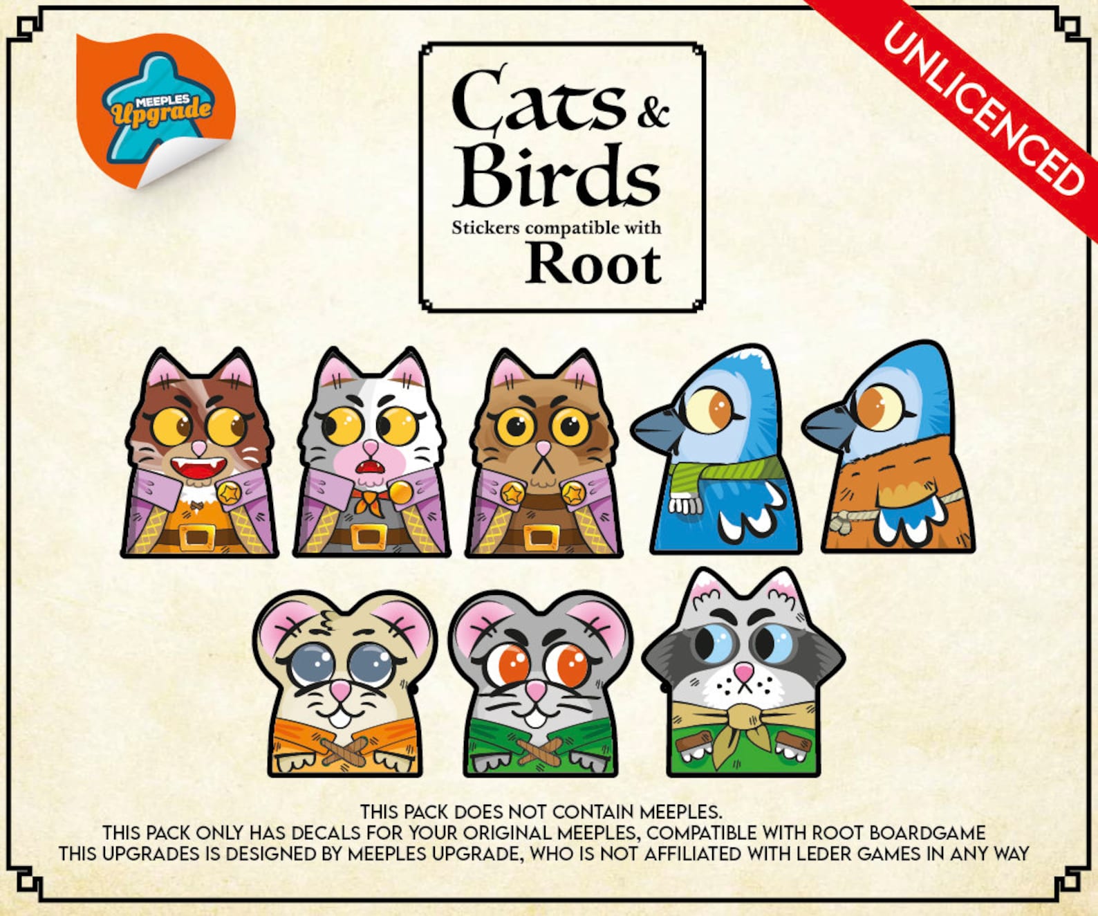 ROOT Cats and Birds Upgrade Kit unofficial Product - Etsy