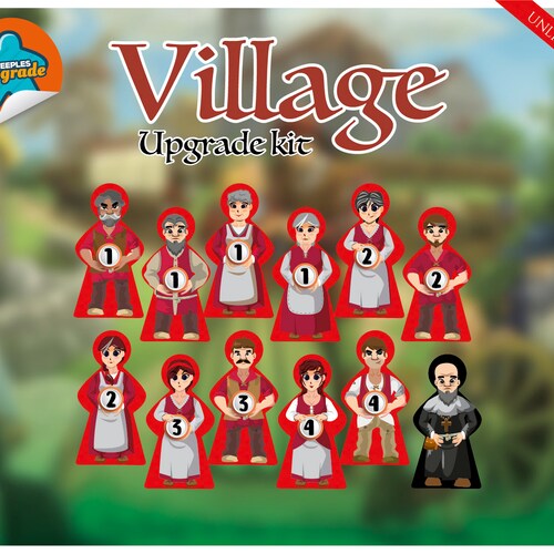 FLAMECRAFT Meeples Upgrade Kit Stickers decals Kit Premium - Etsy