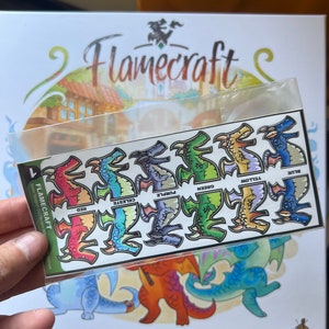 FLAMECRAFT Meeples Upgrade Kit Stickers • Decals Kit • Premium ...