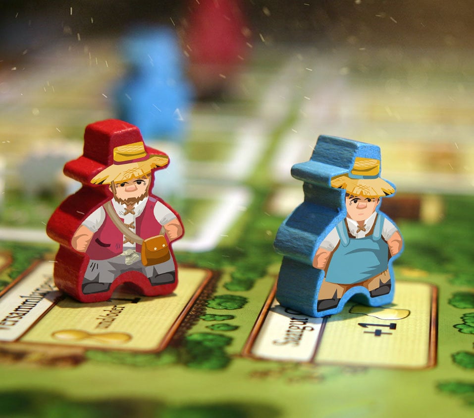 AGRICOLA Upgrade Kit, Meeples Stickers!! Custom Die Cut Decals, Premium ...