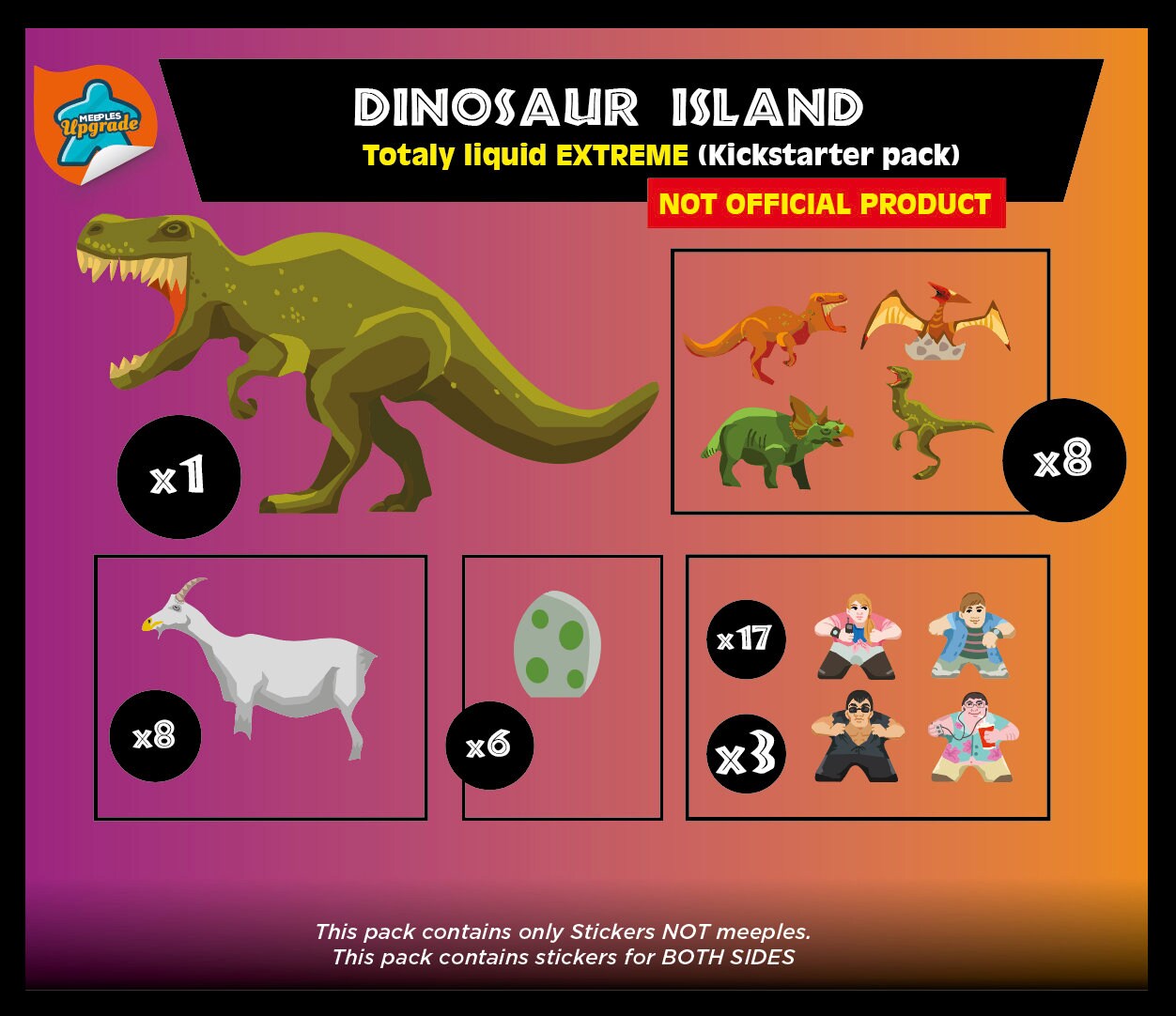 DINOSAUR ISLAND Totally liquid EXTREME Upgrade Kit Unofficial | Etsy