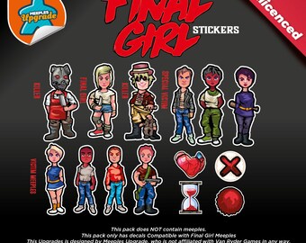 Final Girl Meeple Stickers - Etsy