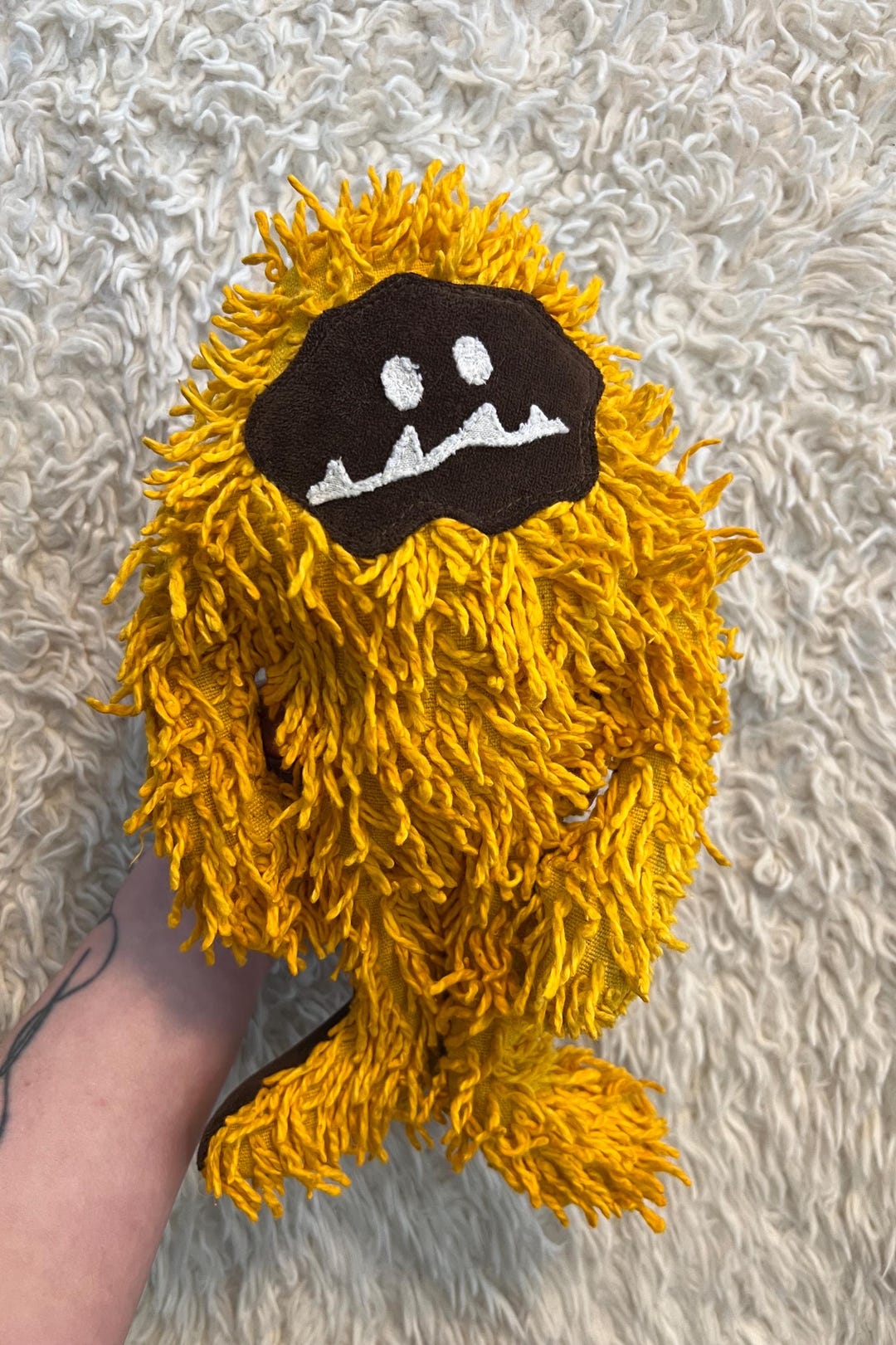 Mop Boy Fuzzy Friend | Monster Stuffed Animal | Handmade Baby Gift ...