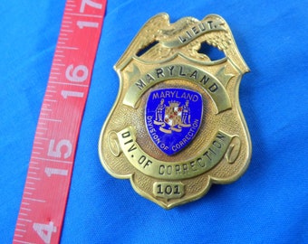 Lieutenant Badge Police - Etsy
