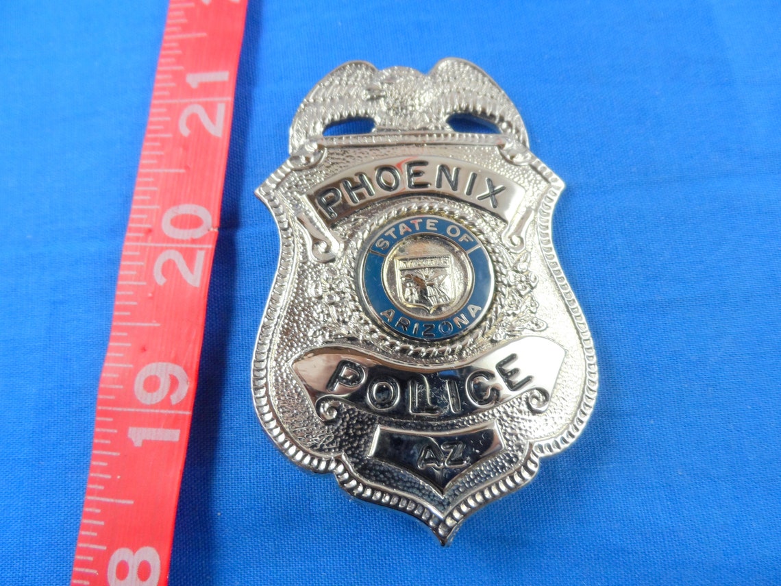 Phoenix Arizona Police Department Badge 3 Enamel Crest | Etsy