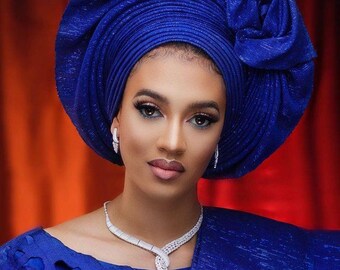 Autogele Aso-oke Green and Silver Mix Autogele Aso-oke - Etsy