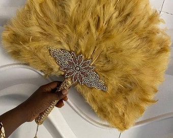 African Wedding Fan - Etsy