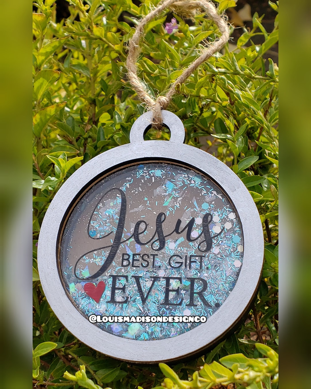Jesus Best Gift Ever /religous Holiday Shaker Glitter Filled - Etsy